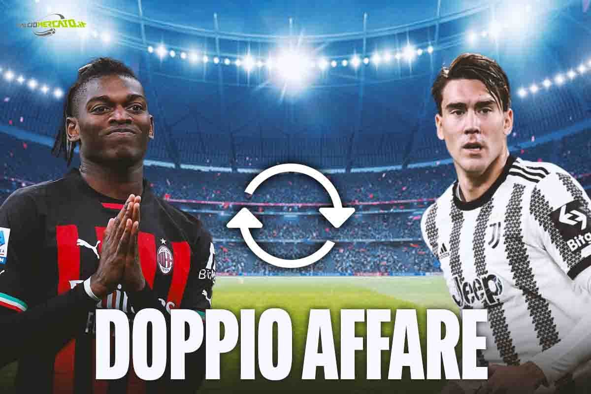 Calciomercato Milan e Juve: scambio folle con Leao e Vlahovic - CalcioMercato.it