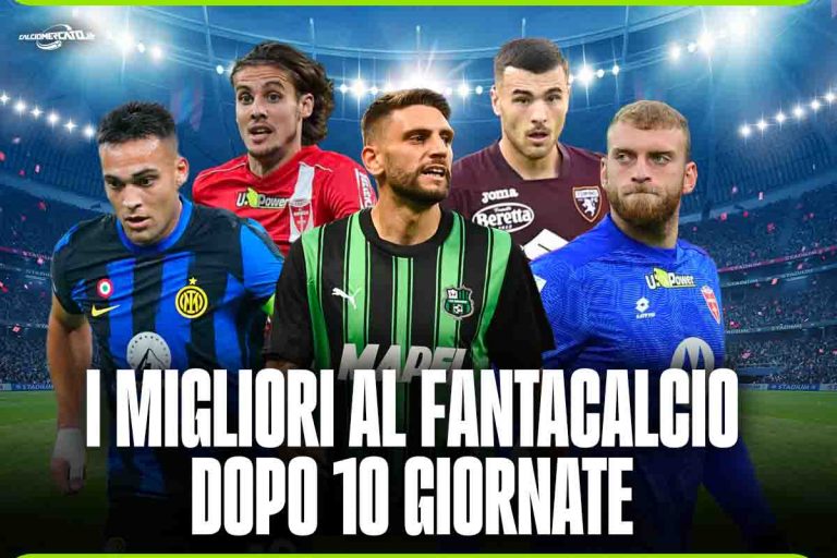Fantacalcio, la top 11 dopo 10 giornate: chi sono i migliori ...