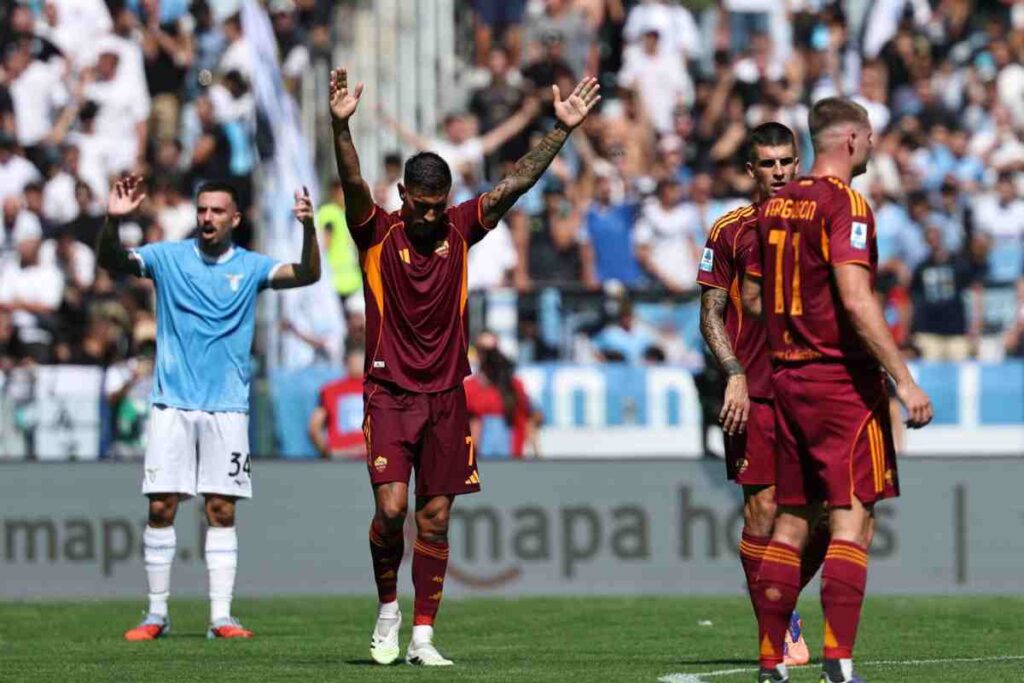 Lazio-Roma, le due facce del derby: Pellegrini commosso, Tavares reagisce dopo i fischi ...